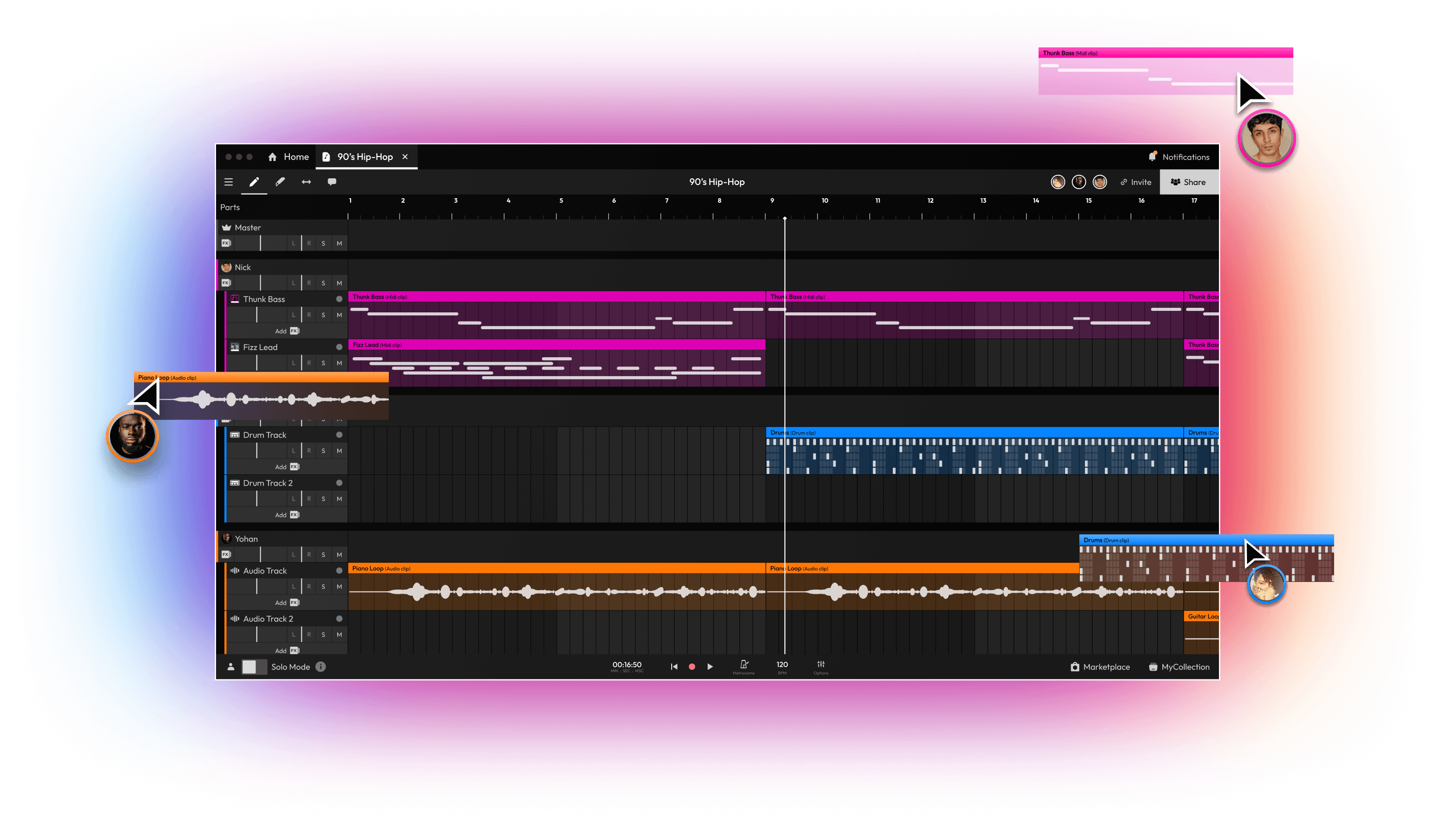 Make Beats in Multiplayer Mode